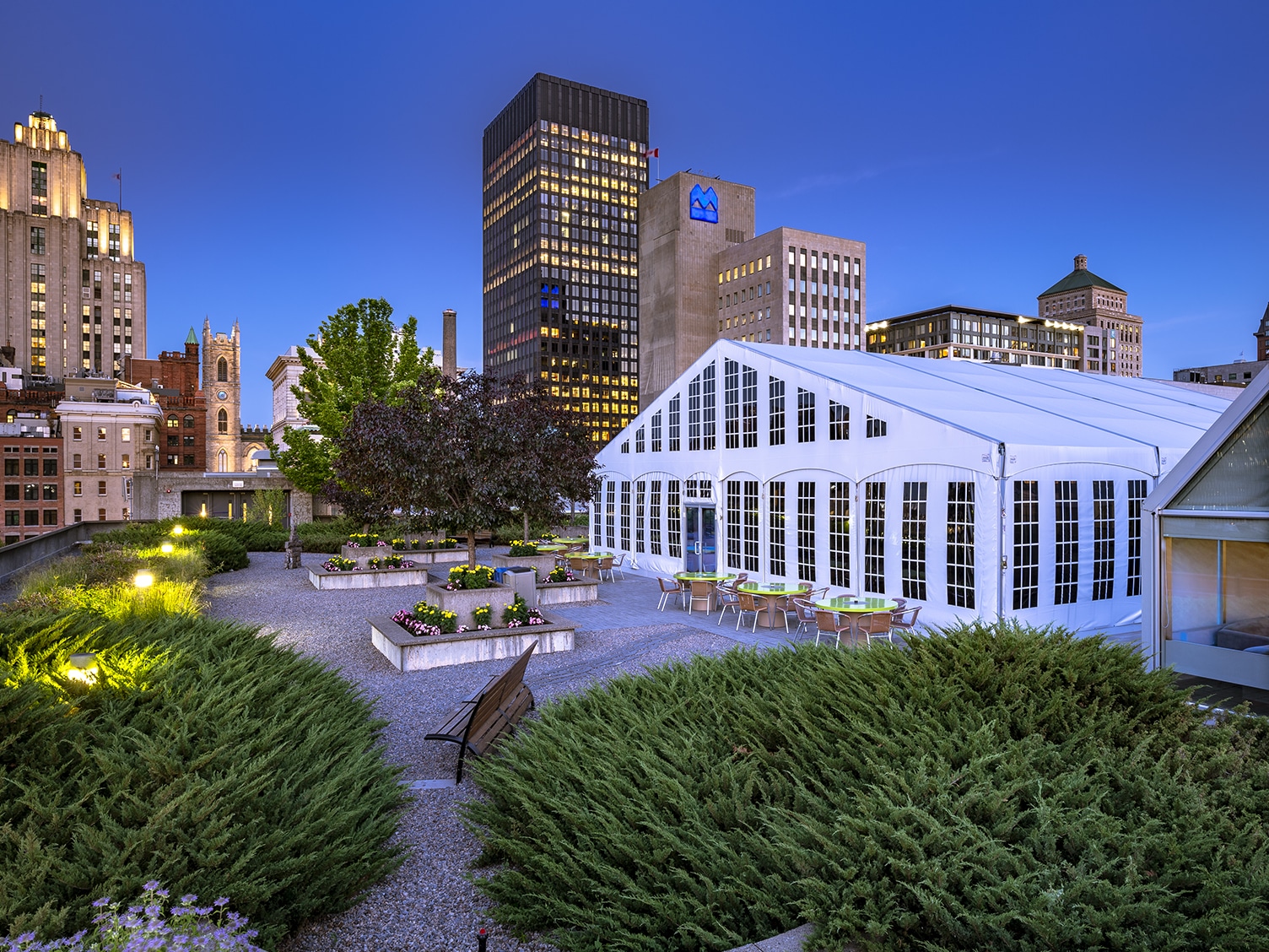 Rooftop venues for rent - Terraces - Montréal Convention Centre